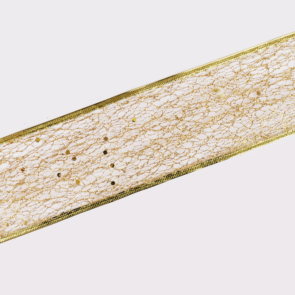 Custom wired edge ribbon for craft decoration