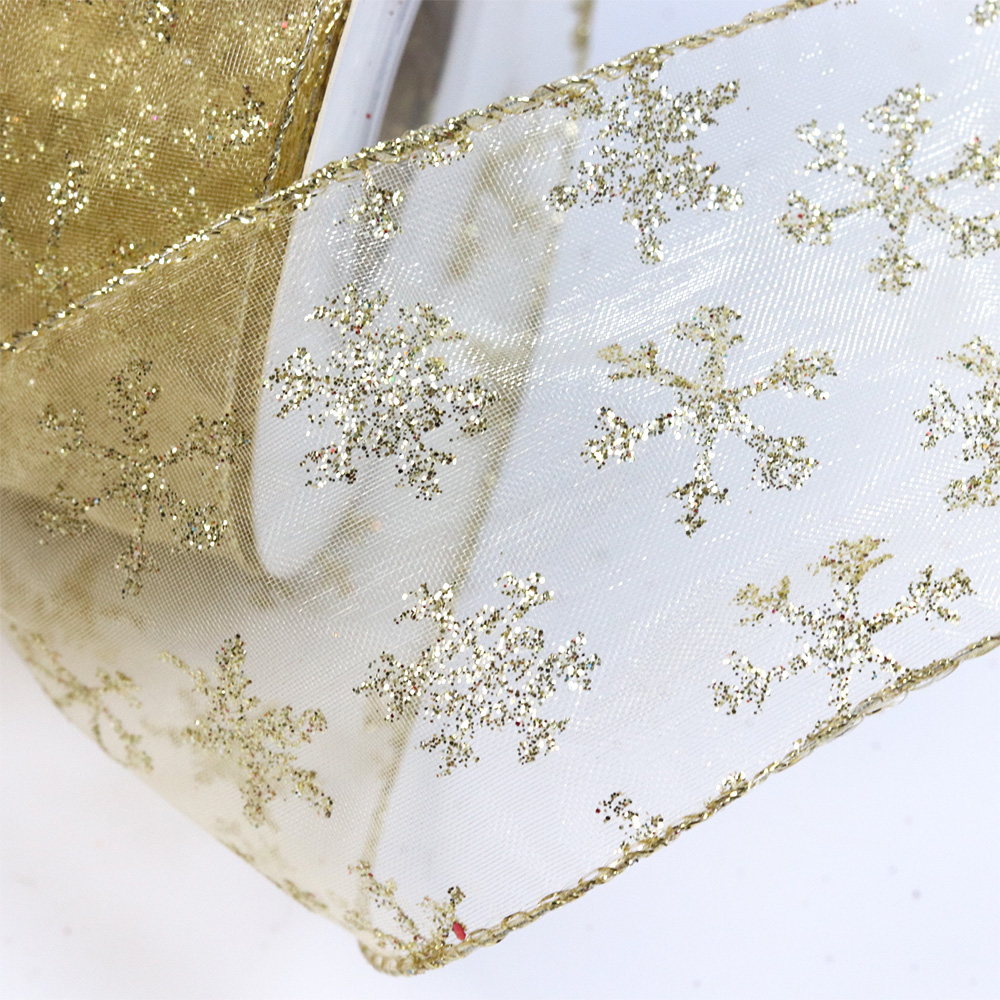 Custom wired edge ribbon for craft decoration