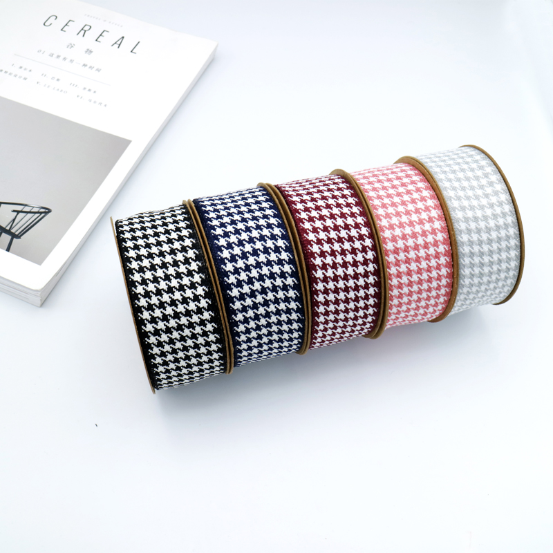 Direct selling jute ribbon snowflake lattice ribbon