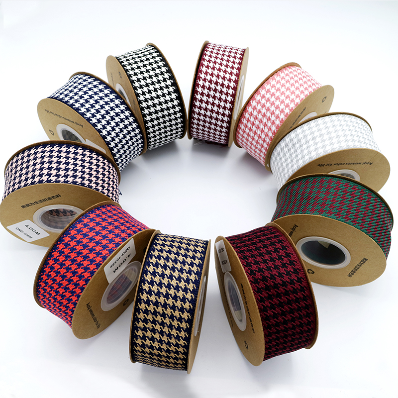 Direct selling jute ribbon snowflake lattice ribbon