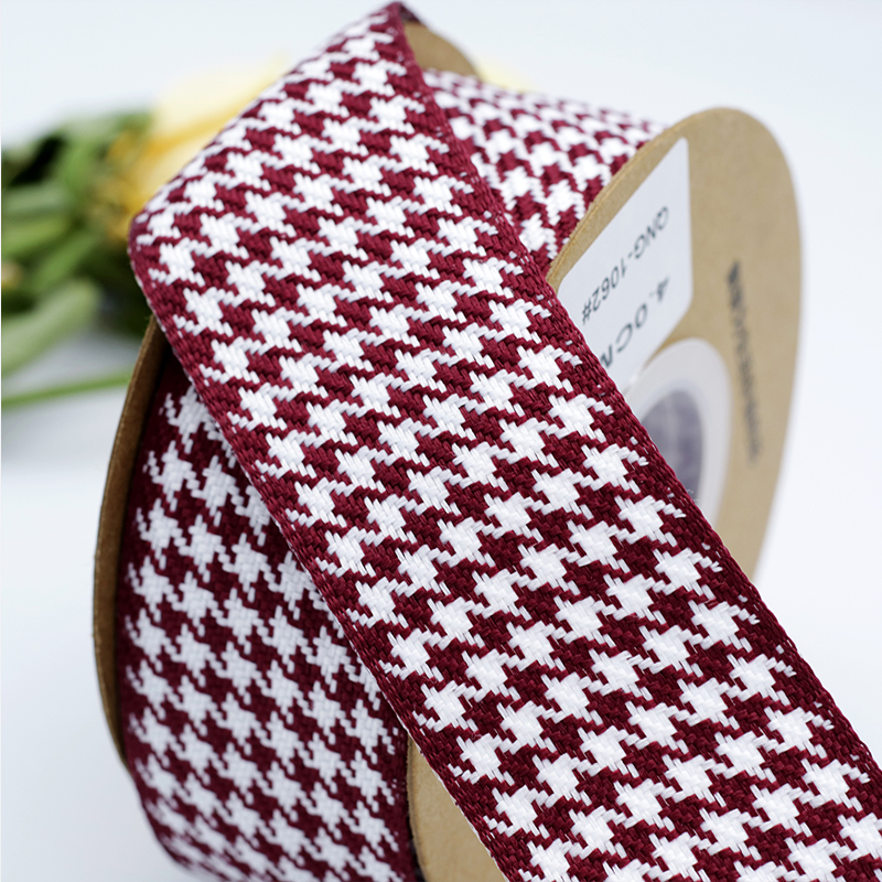 Direct selling jute ribbon snowflake lattice ribbon