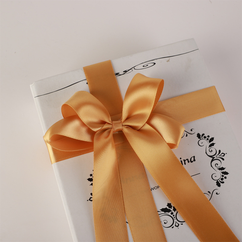 Hot sale factory double-sided 196-color satin ribbon