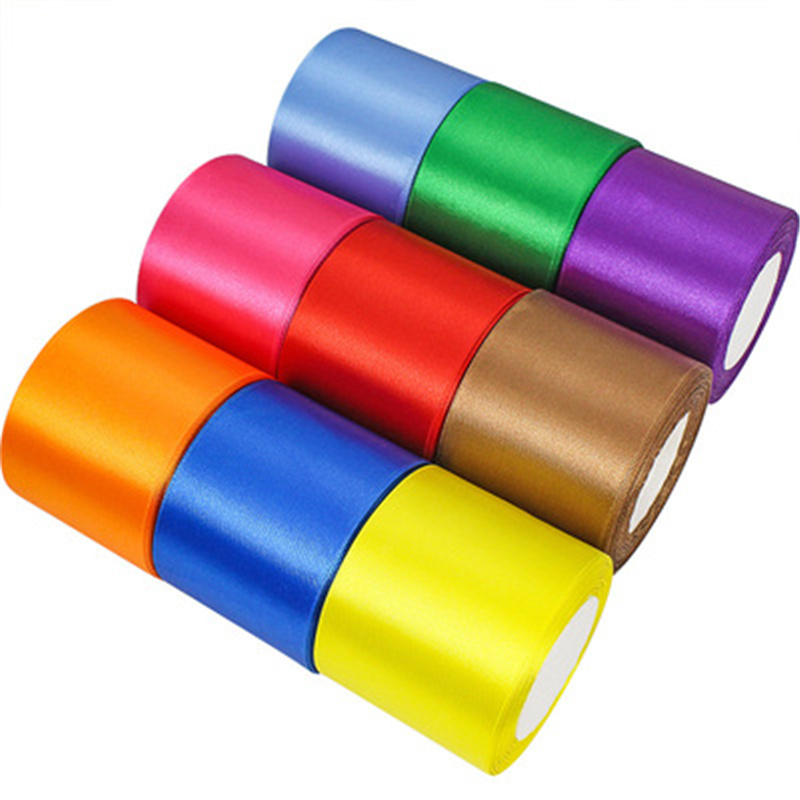 Hot sale factory double-sided 196-color satin ribbon
