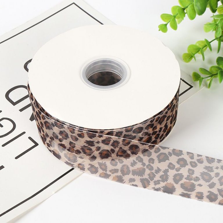 Wholesale custom printed transparent organza webbing