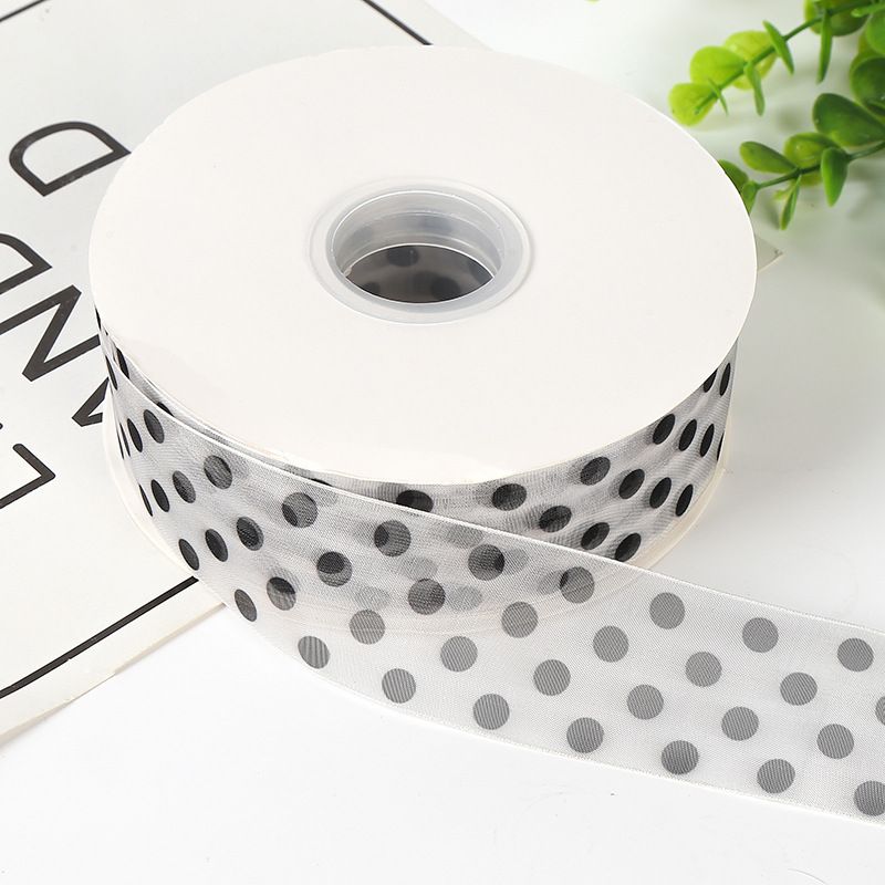 Wholesale custom printed transparent organza webbing