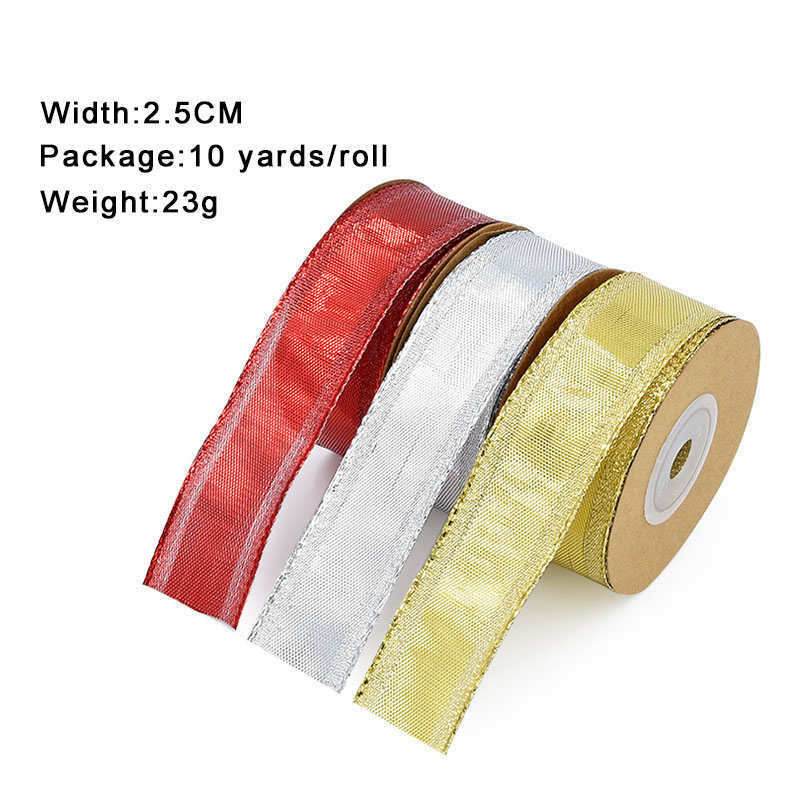 Wholesale decorative ribbon flashing vermicelli with mixed spot